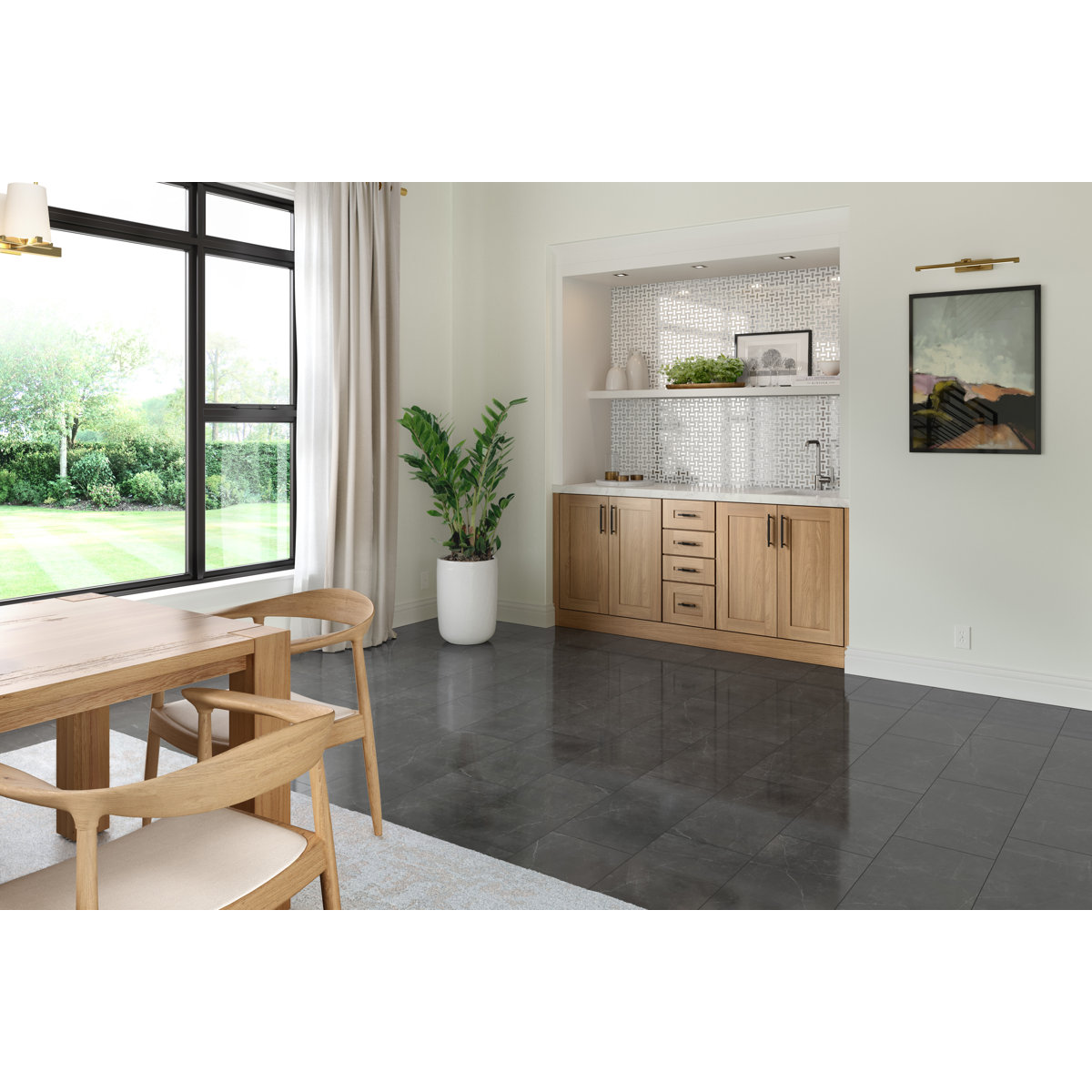 Emser Tile Link™ 12" x 17" Natural Stone Random Mosaic Tile | Perigold